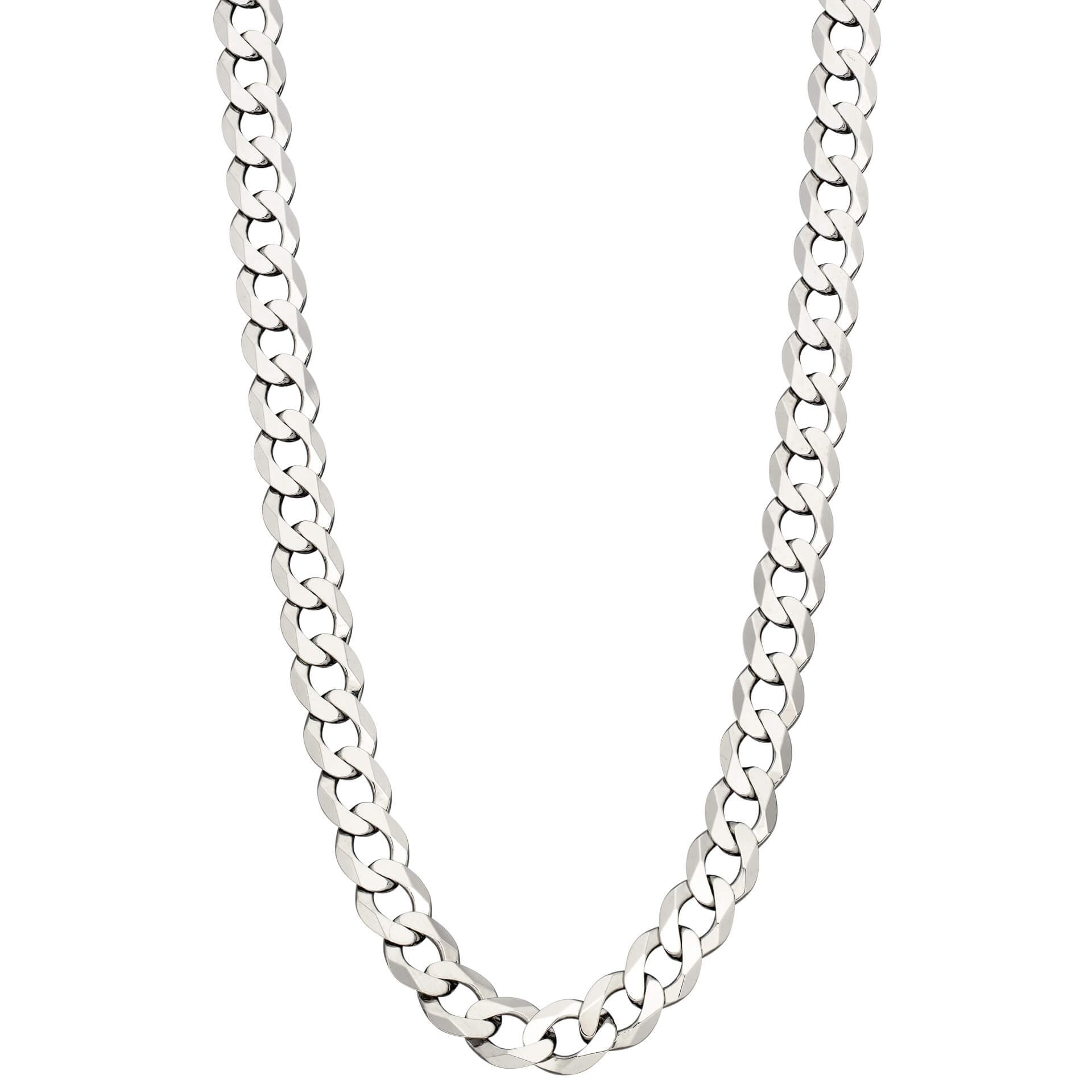 Fred Bennett Heavyweight Diamond Cut Curb Chain Necklace – Chris ...